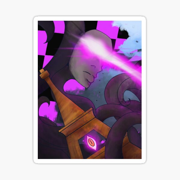 "He ruined our texture pack!" Sticker by April-Rein-MM | Redbubble