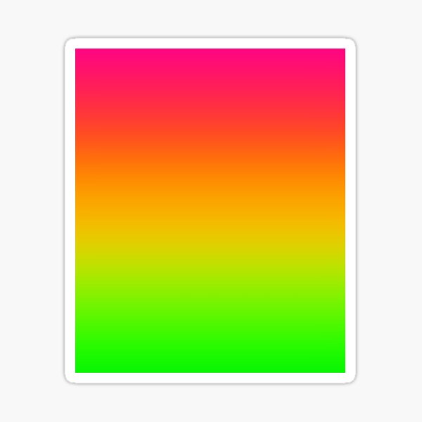 "Rainbow Color Patten , RGB Color Fads " Sticker for Sale by kevinYesh ...