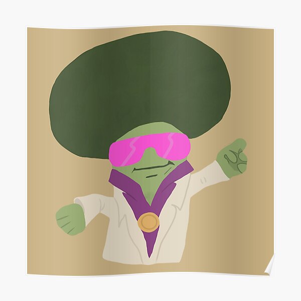 "The Walking Dead Disco Broccoli" Poster for Sale by senaeksi | Redbubble