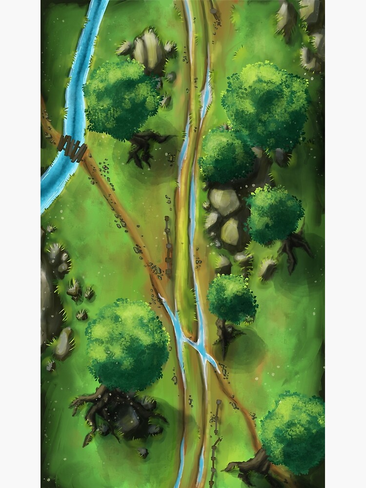 "Dirt Path Battle Map" Poster by Domille | Redbubble