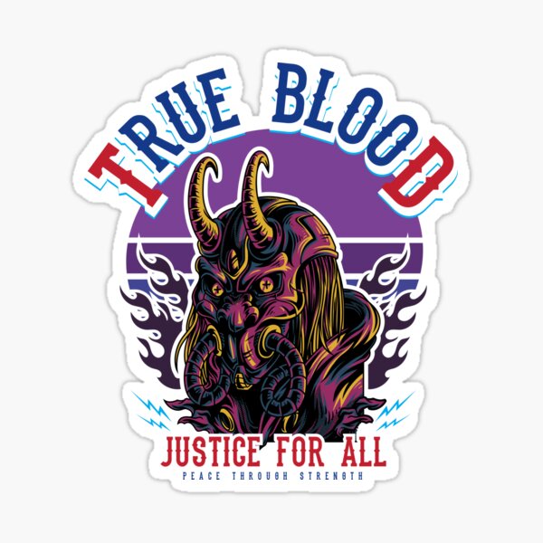 "Justice for All" Sticker by blitzkriegdj | Redbubble