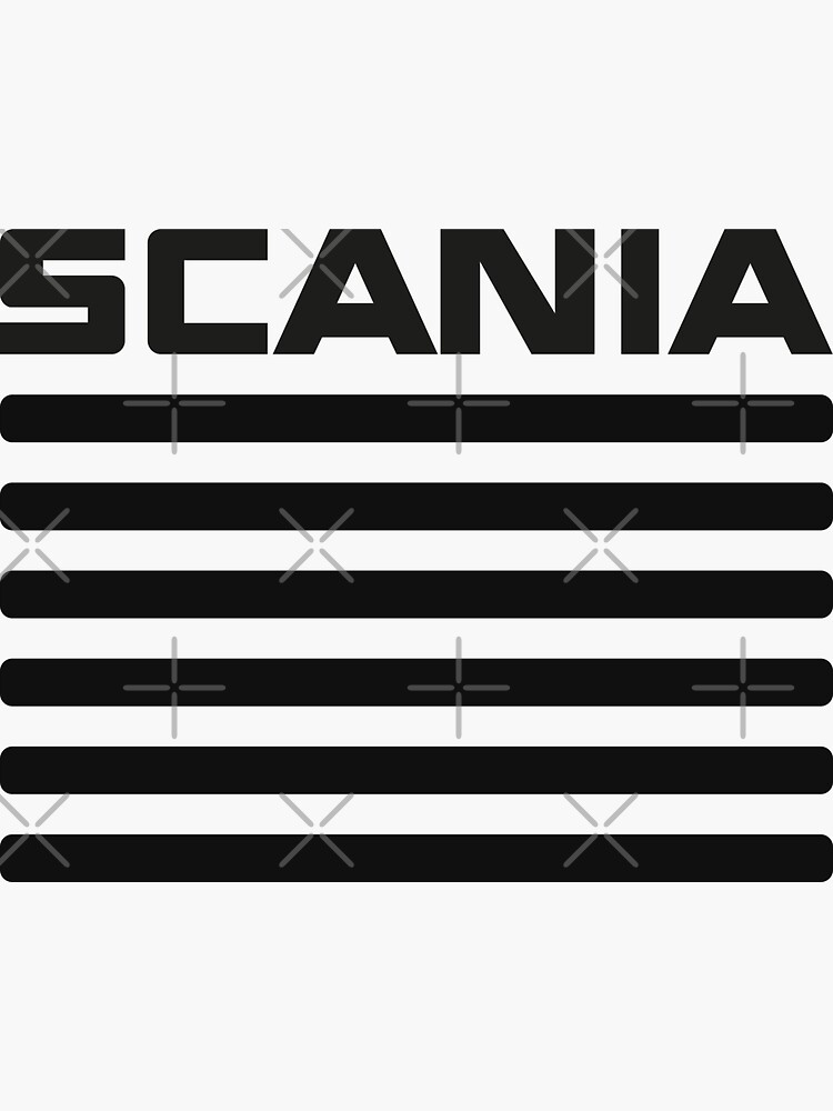 "Scania Iconic Logo " Sticker by RetroCars | Redbubble