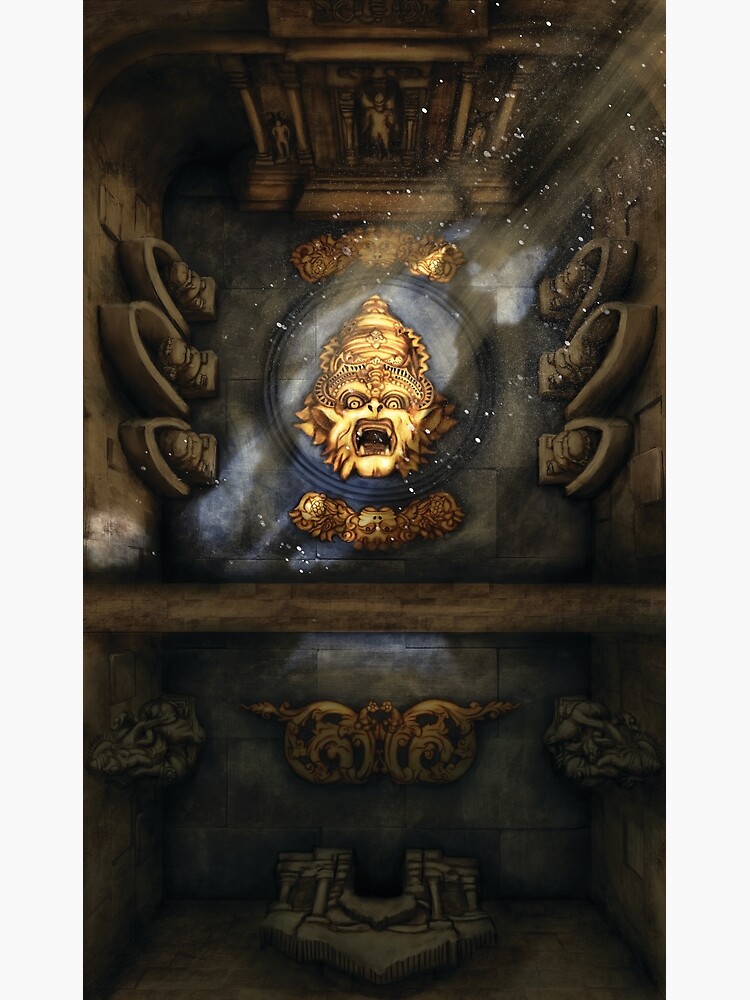 Ritual Temple Battle Map Premium Matte Vertical Poster sold by Israel ...