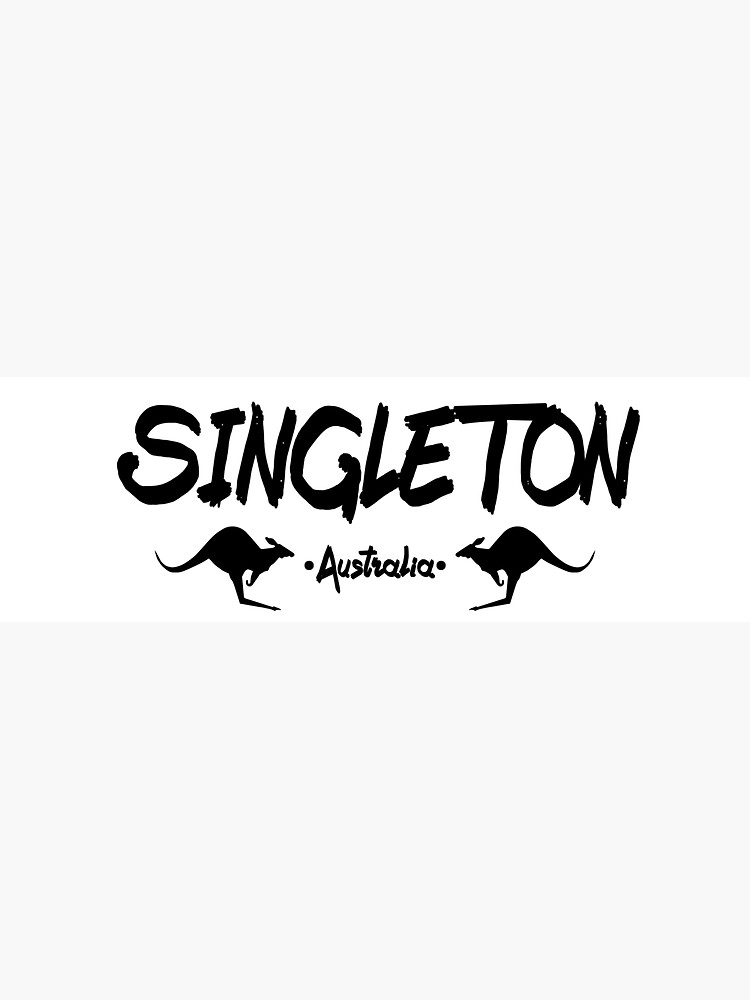 "Singleton Australia Tag" Sticker by WaterClimber | Redbubble