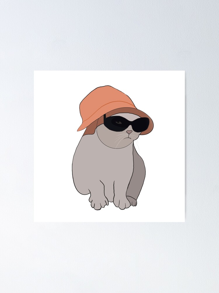 Cat Baddie Poster For Sale By Acreatess Redbubble