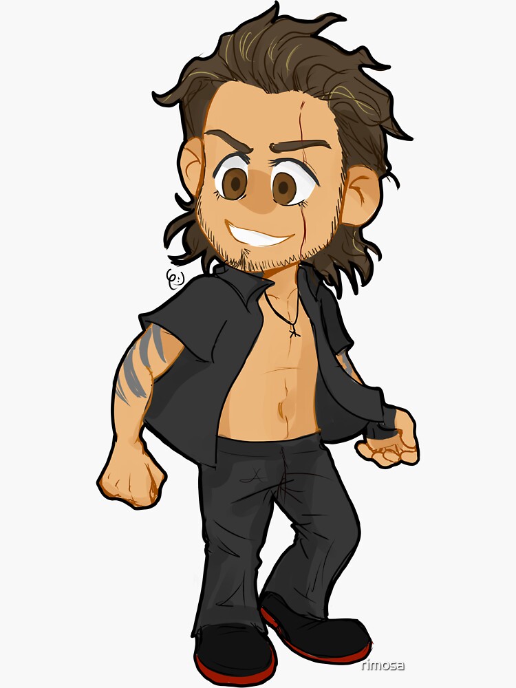 "Chibi Gladio" Sticker for Sale by rimosa | Redbubble
