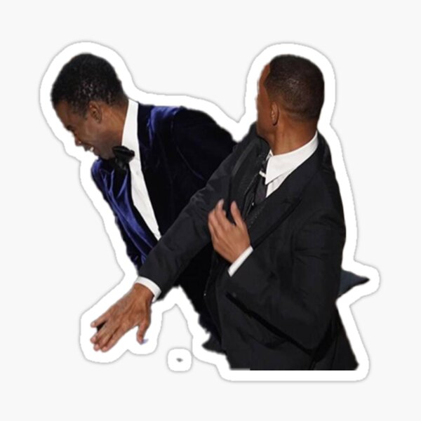 "Will Smith - Oscar slap" Sticker for Sale by MarcinaChicShip | Redbubble