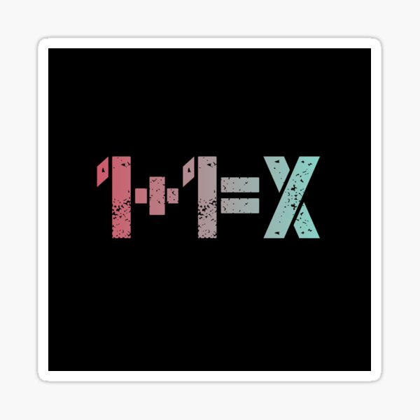 "Equation " Sticker for Sale by AYEB | Redbubble