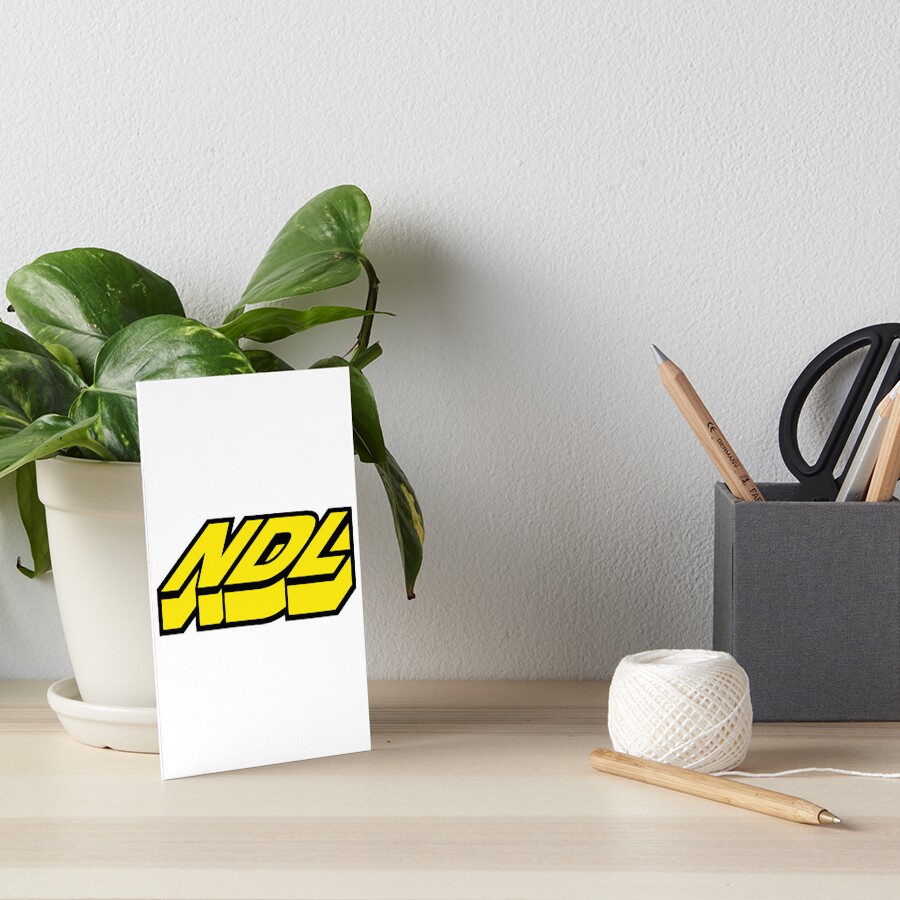 "NDL Merch NDL Logo" Art Board Print by ElbaSoft | Redbubble