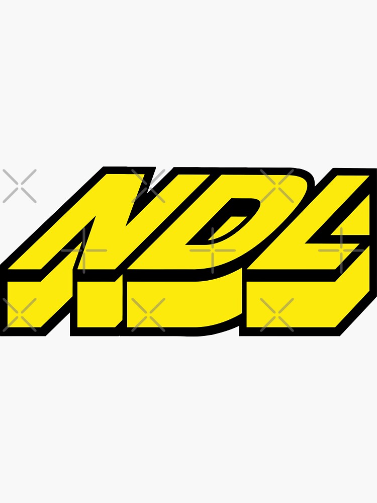 "NDL Merch NDL Logo" Sticker by ElbaSoft | Redbubble