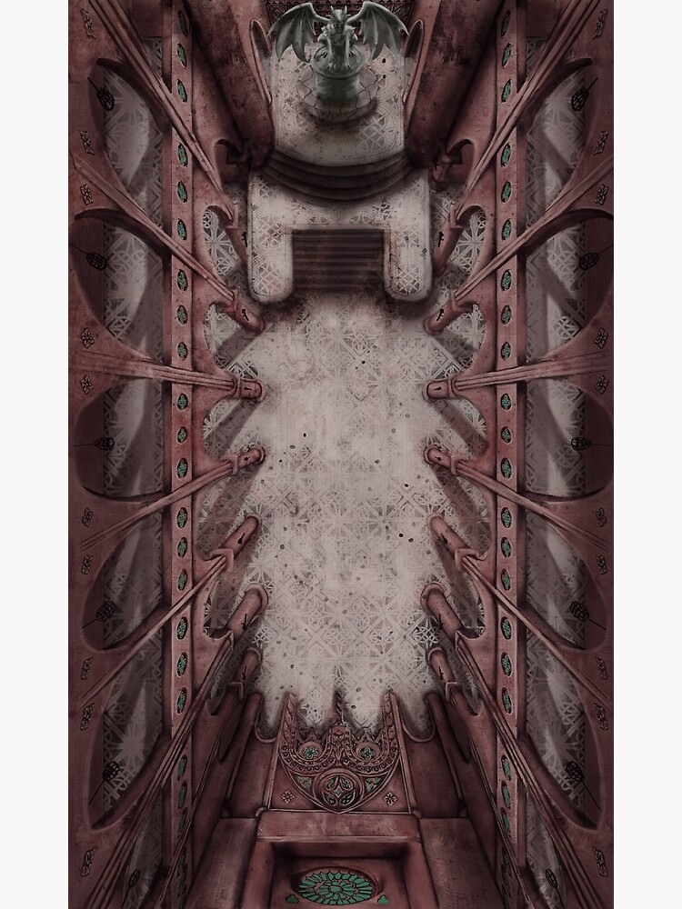 "Dark Temple Battle Map" Poster for Sale by Domille | Redbubble