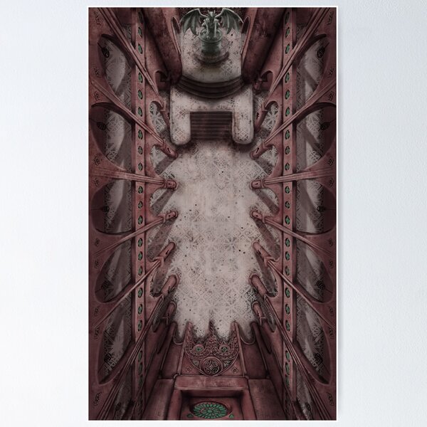 "Dark Temple Battle Map" Poster for Sale by Domille | Redbubble