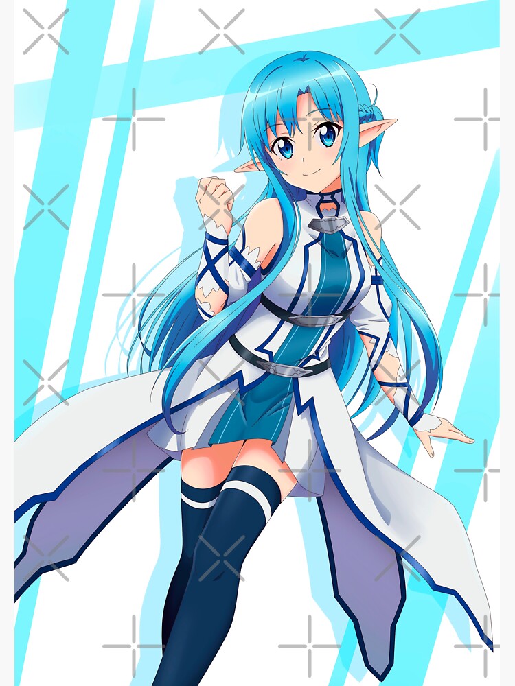"Waifu Asuna Yuki sword alicization / SAO Girls " Sticker by hidoyatarg ...