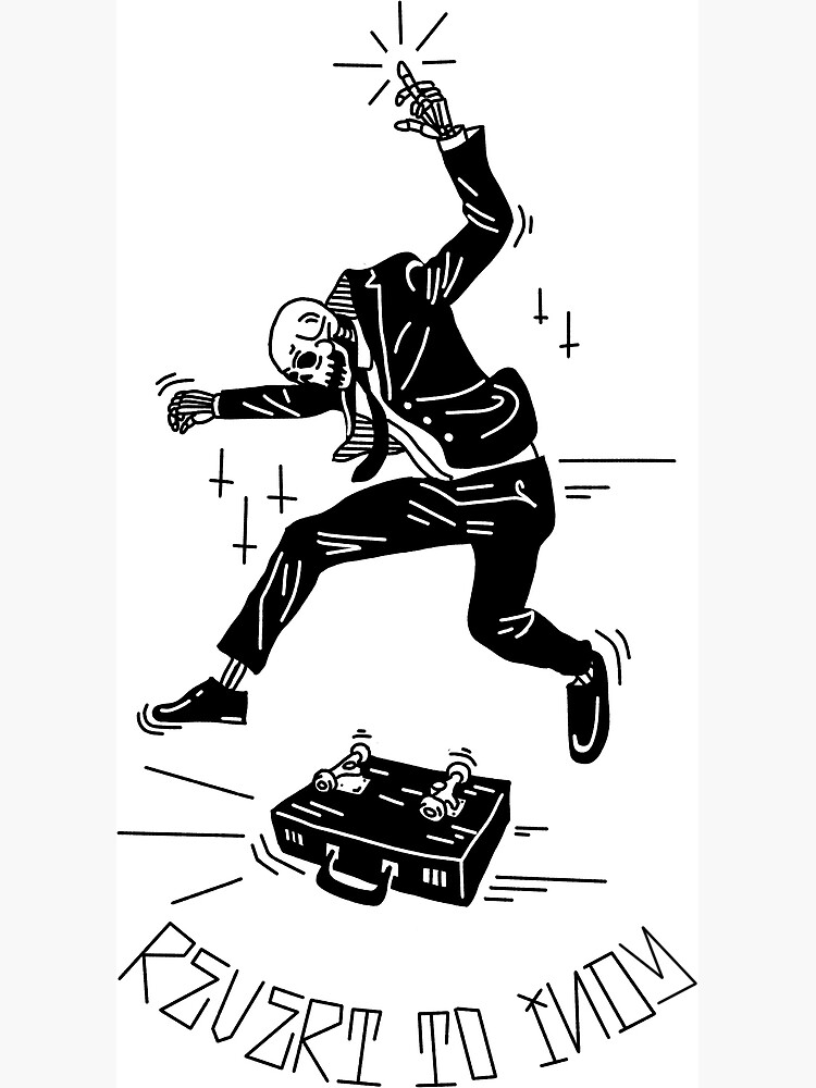 "Flip off Skate Skull in Suit" Poster for Sale by SuprAltCtrl | Redbubble