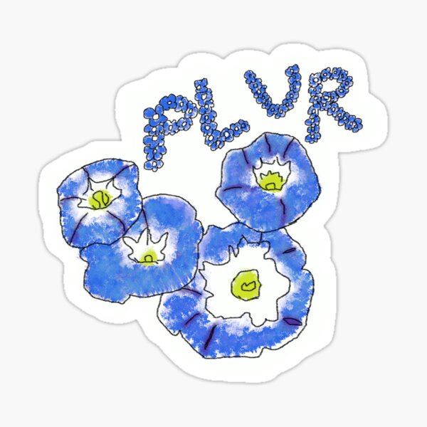 "Morning Glory PLUR" Sticker by CashlinRap | Redbubble