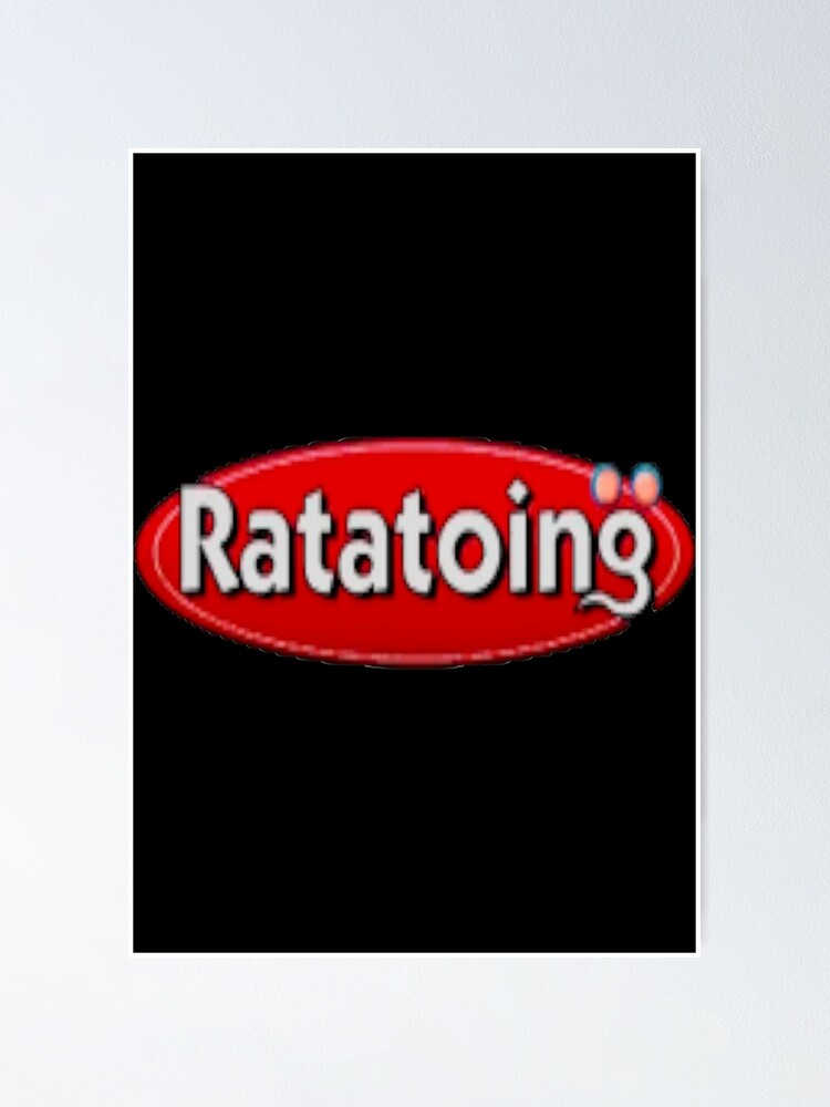 "Ratatoing logo Sticker" Poster for Sale by erikatlareynold | Redbubble