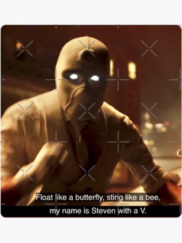 "Steven Mr.Knight funny Quote" Sticker for Sale by the-quote-boy ...