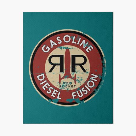 "Red rocket Worn logo - fallout " Art Board Print by alishquint | Redbubble