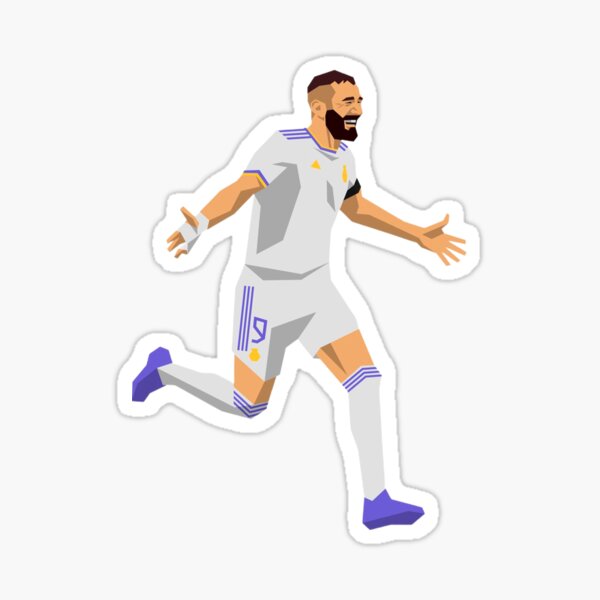 "Karim Benzema" Sticker by SouthDZN | Redbubble