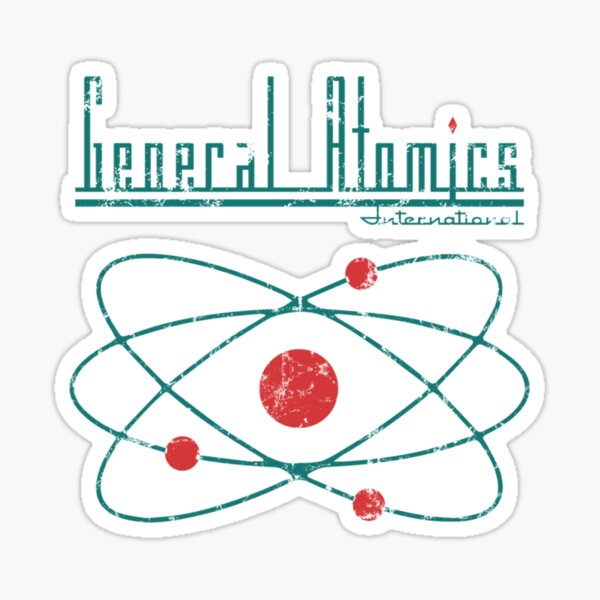 "General Atomics (fallout) " Sticker by alishquint | Redbubble