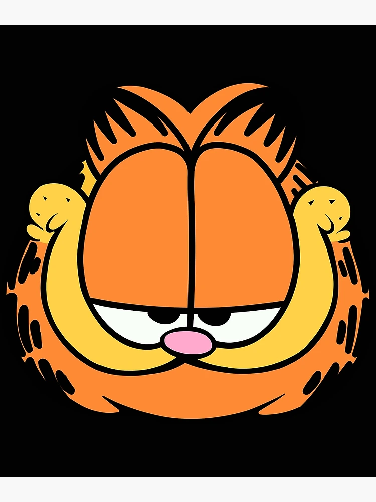 Garfield Gelangweiltes Gesicht Garfield Face