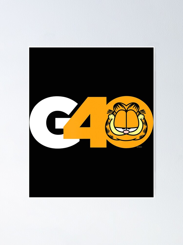 "Garfield G40" Poster for Sale by cluniejoheslinr | Redbubble