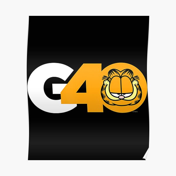"Garfield G40" Poster for Sale by cluniejoheslinr | Redbubble