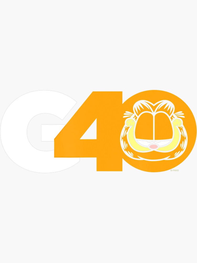 "Garfield G40" Sticker by cluniejoheslinr | Redbubble