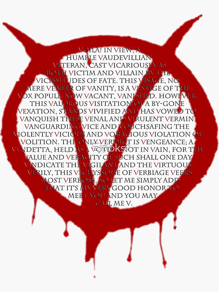 La V De Venganza Logo V De Vendetta. Alan Moore El Mundo Del Cómic