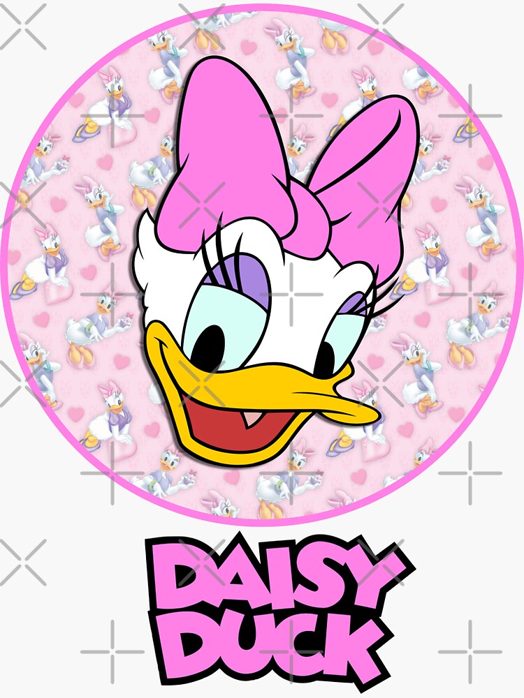 "Amazing Daisy Duck design" Sticker for Sale by vhtrocate | Redbubble