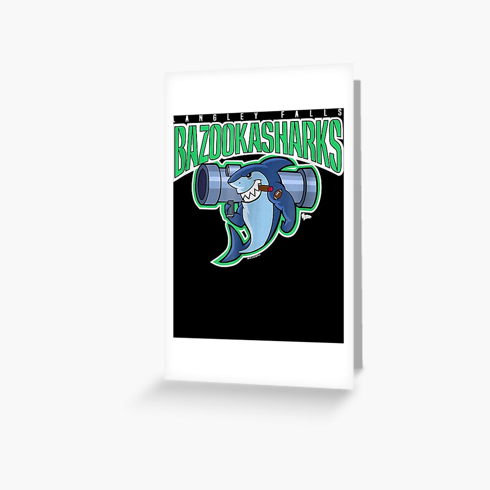 "American Dad Bazooka Sharks Logo" Greeting Card by SherHerndon | Redbubble