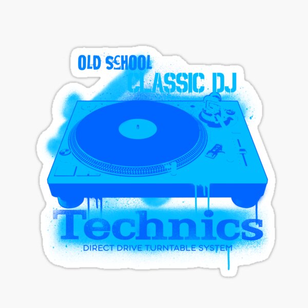 "Turntable DJ classic" Sticker by MarcosCarvalho | Redbubble