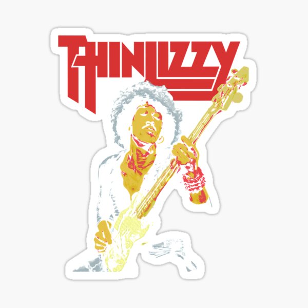 "Thin Lizzy" Sticker by nomilktia | Redbubble