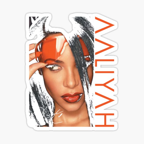 "Aaliyah" Sticker for Sale by nomilktia | Redbubble