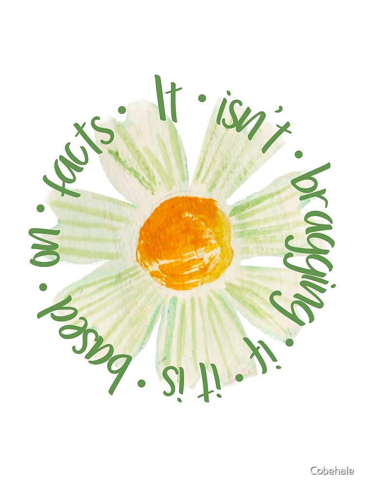 "Es ist keine Prahlerei, wenn es auf Fakten basiert" Fotodruck von ...