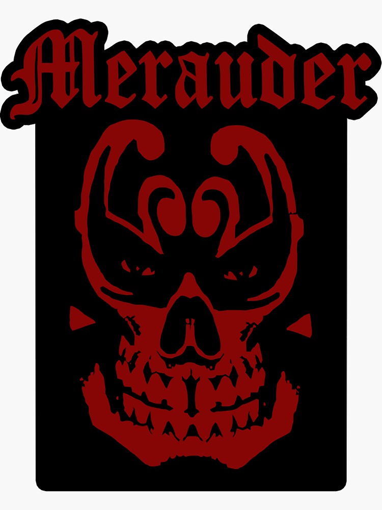 "Merauder Mask Hardcore" Sticker for Sale by Bryanjor01 | Redbubble