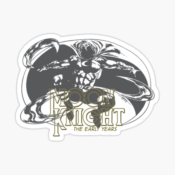 "Moon Knight" Sticker by Archieb8542e | Redbubble