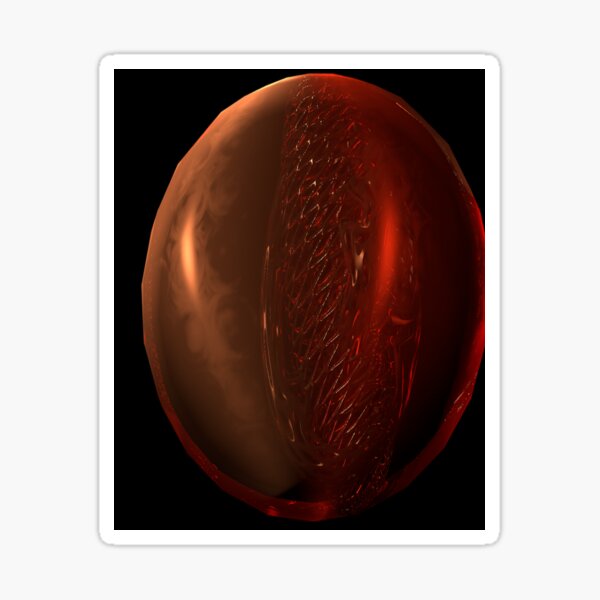 "Beautiful Ruby" Sticker by Joelartdesigns | Redbubble