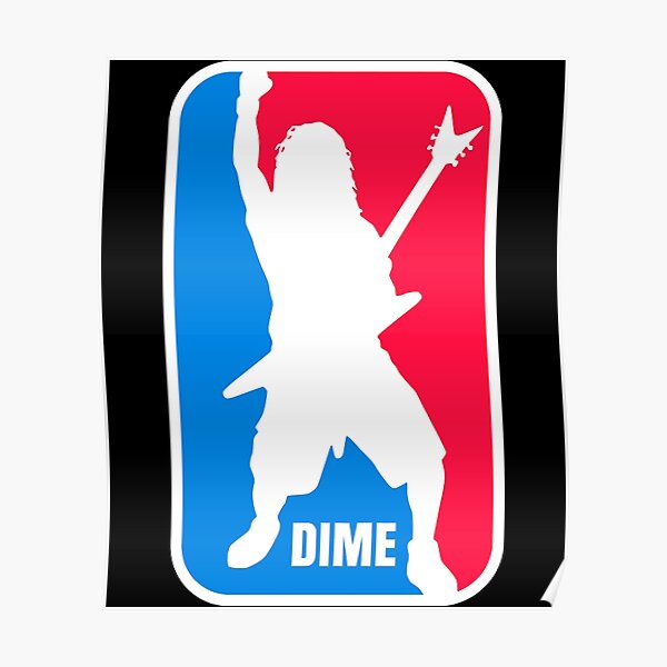 "Dime Dimebag Darrell Sport Logo" Poster by KeithBauye | Redbubble