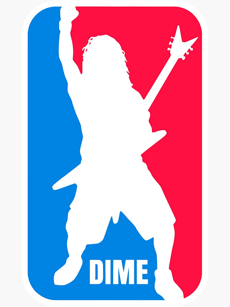 "Dime Dimebag Darrell Sport Logo" Sticker for Sale by KeithBauye ...