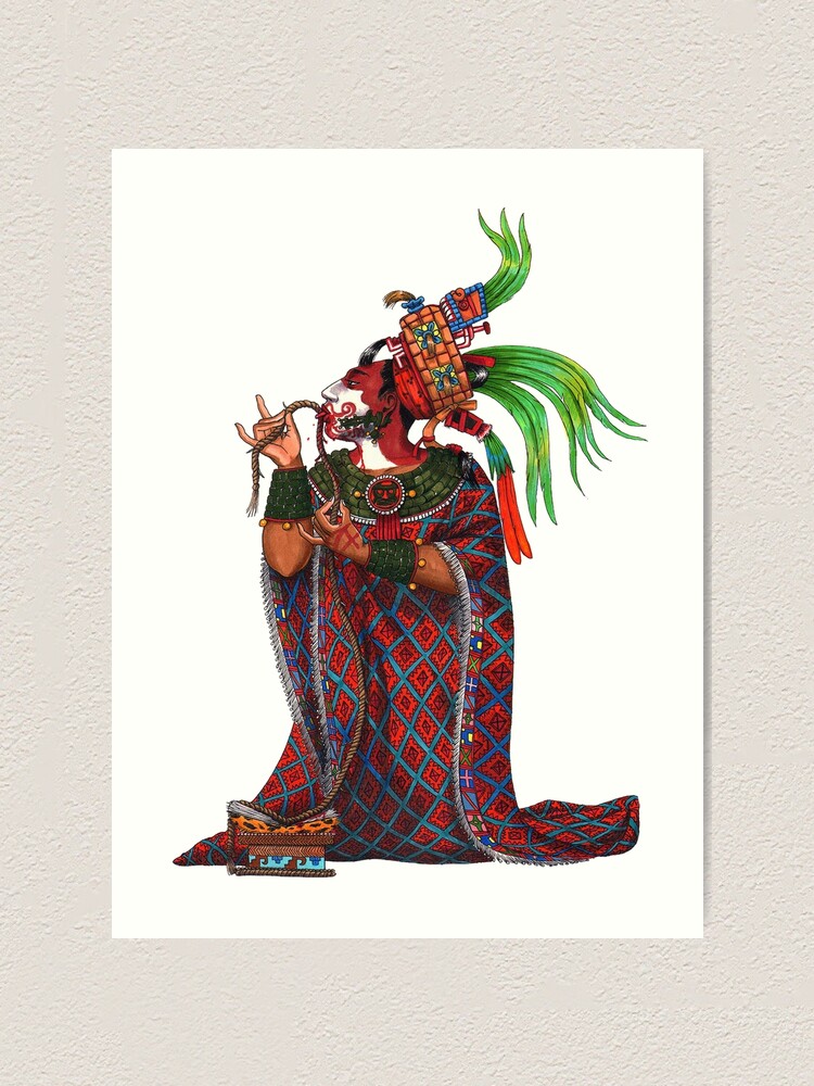 "Lady Xoc Maya Queen" Art Print for Sale by KyrillosVI | Redbubble