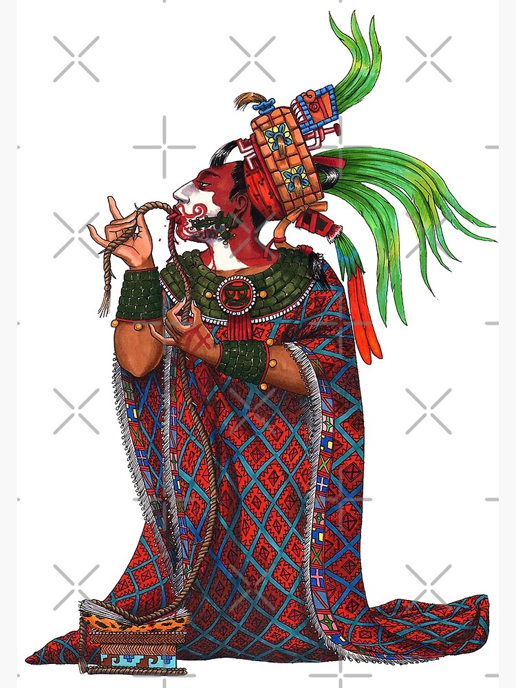 "Lady Xoc Maya Queen" Art Print for Sale by KyrillosVI | Redbubble