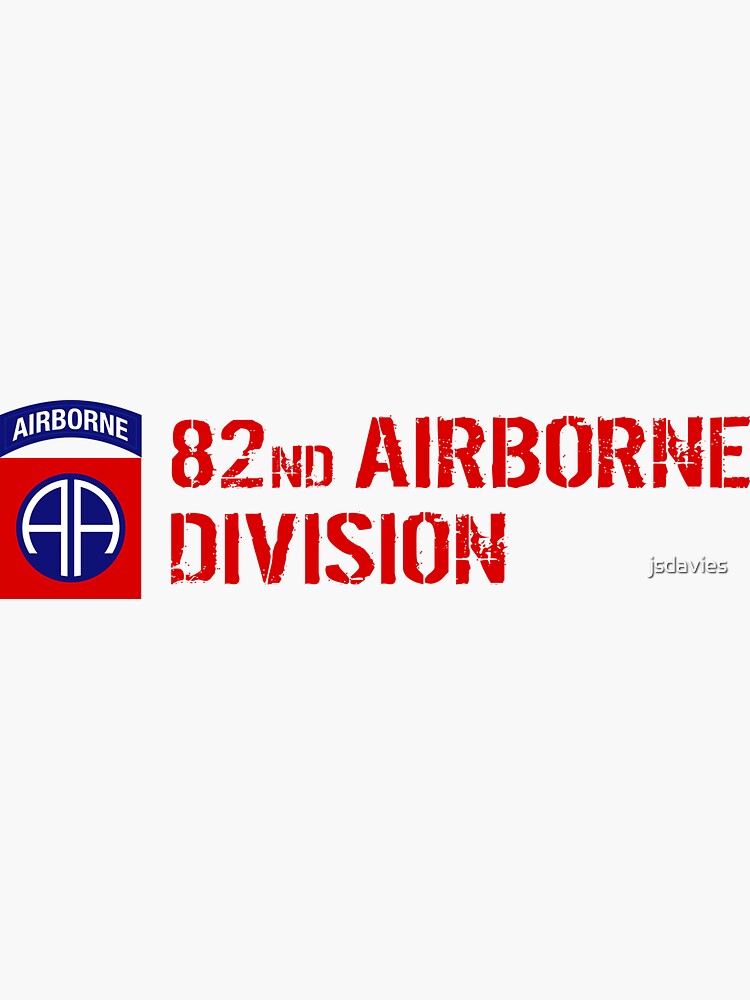 "82nd Airborne Division" Sticker for Sale by MilitaryCandA | Redbubble