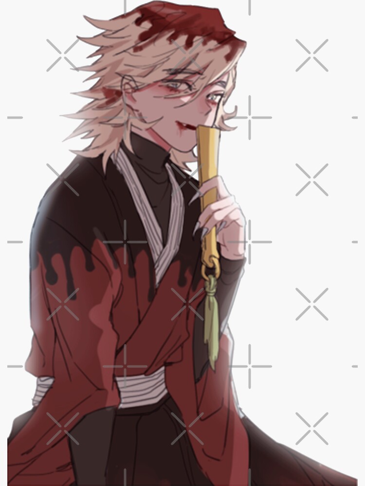 "Doma - Kimetsu No Yaiba" Sticker by LittleDelta | Redbubble