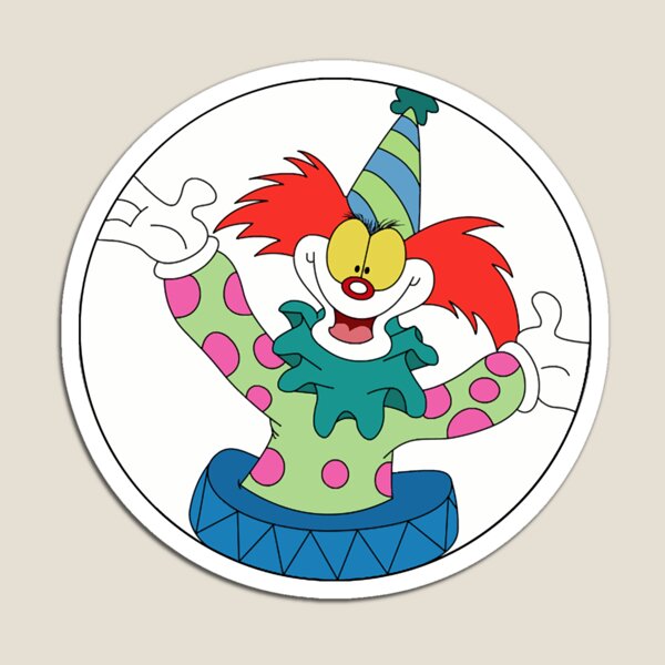 "Binky the Clown " Magnet for Sale by CarrieChoi1773 | Redbubble