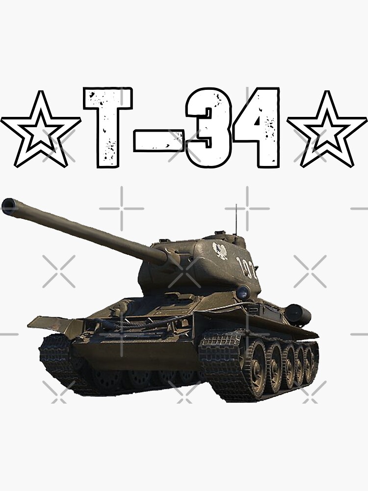 "Soviet Tank T-34" Sticker by T-MStudio | Redbubble