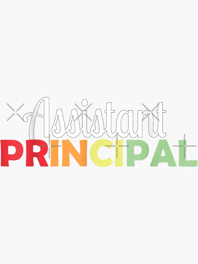 "Assistant Principal" Sticker by Myartliux | Redbubble