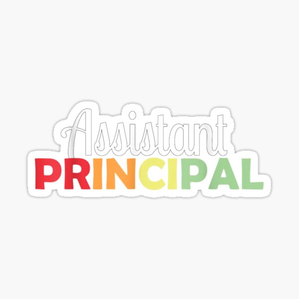 "Assistant Principal" Sticker by Myartliux | Redbubble