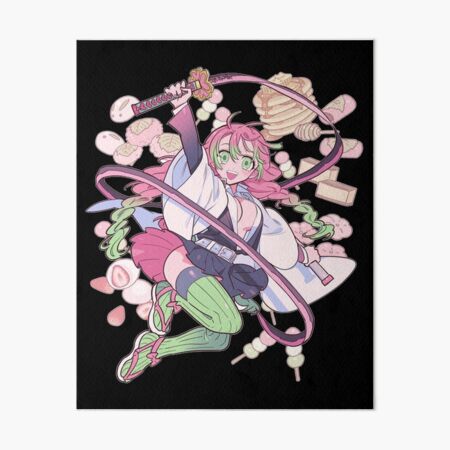 "Mitsuri Kanroji - Kimetsu No Yaiba" Art Board Print by LittleDelta ...