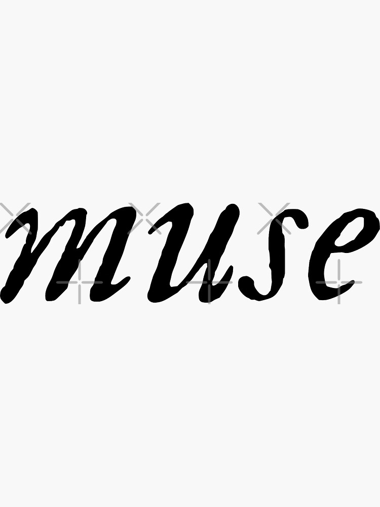 "Muse in folklore font" Sticker by keyascrap | Redbubble